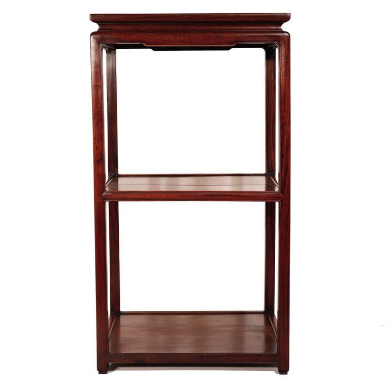 Japanese Rosewood Display Stand Corner Table in Chinese Style at ...