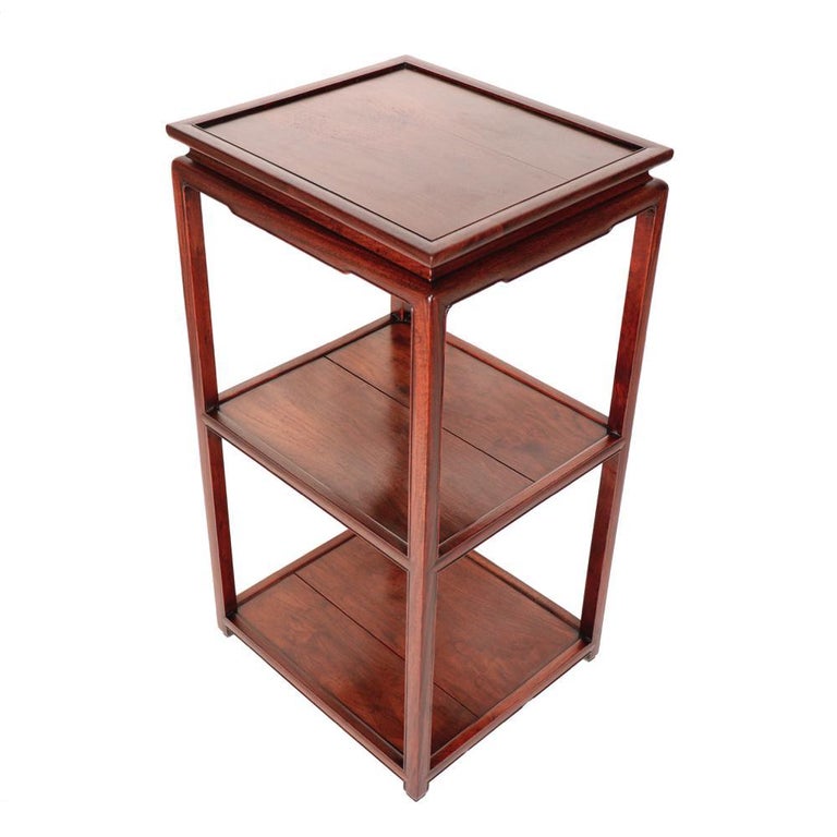 Japanese Rosewood Display Stand Corner Table in Chinese Style at ...