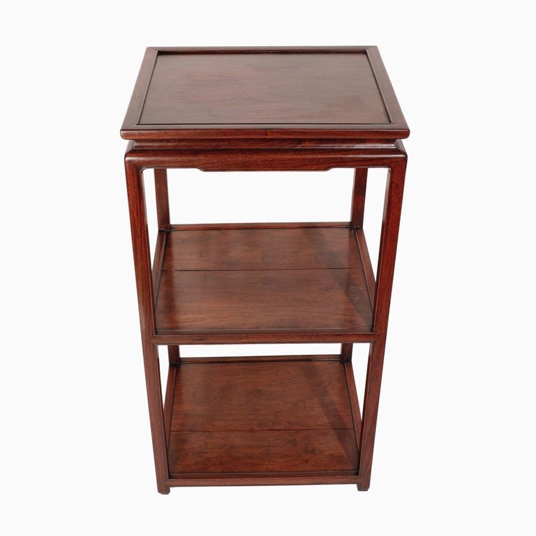 Japanese Rosewood Display Stand Corner Table in Chinese Style at ...