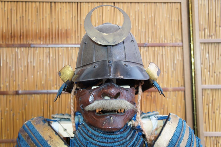 Japanese Samurai Armor with Original Wooden Box, 1790s For Sale at ...