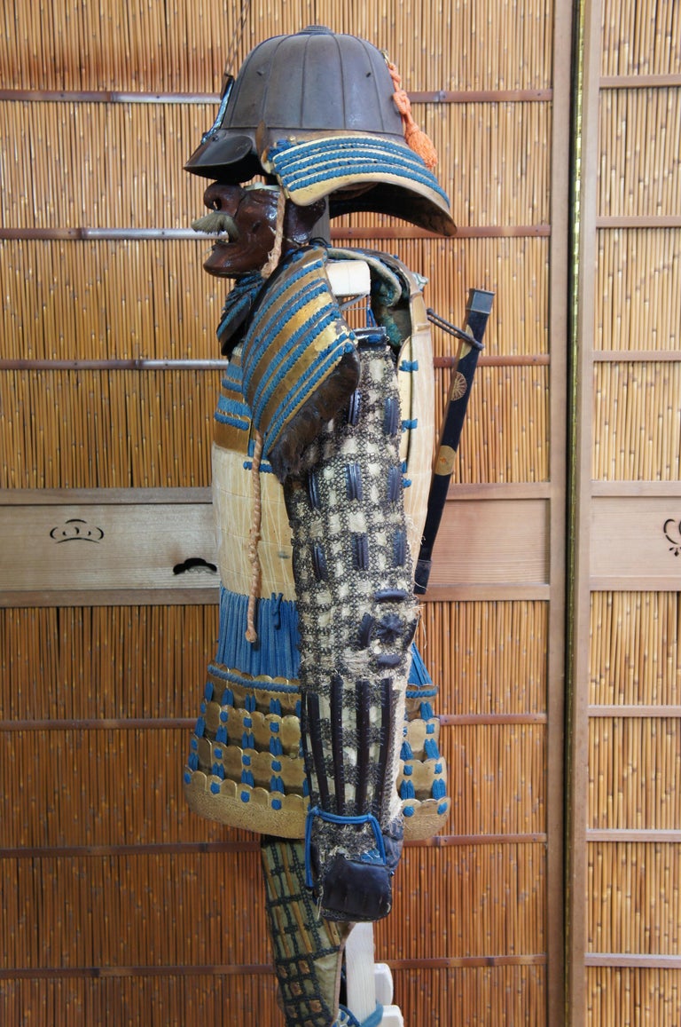 Japanese Samurai Armor with Original Wooden Box, 1790s For Sale at ...