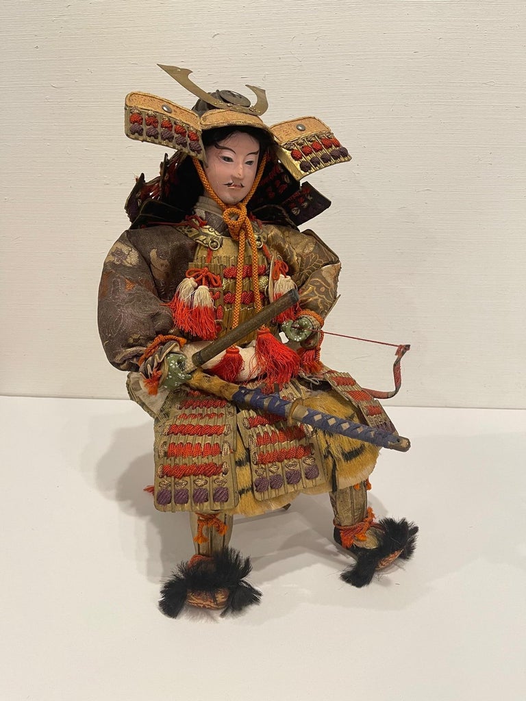 Japanese Samurai Doll or Figure, Meiji Period, Circa 1870s at 1stDibs