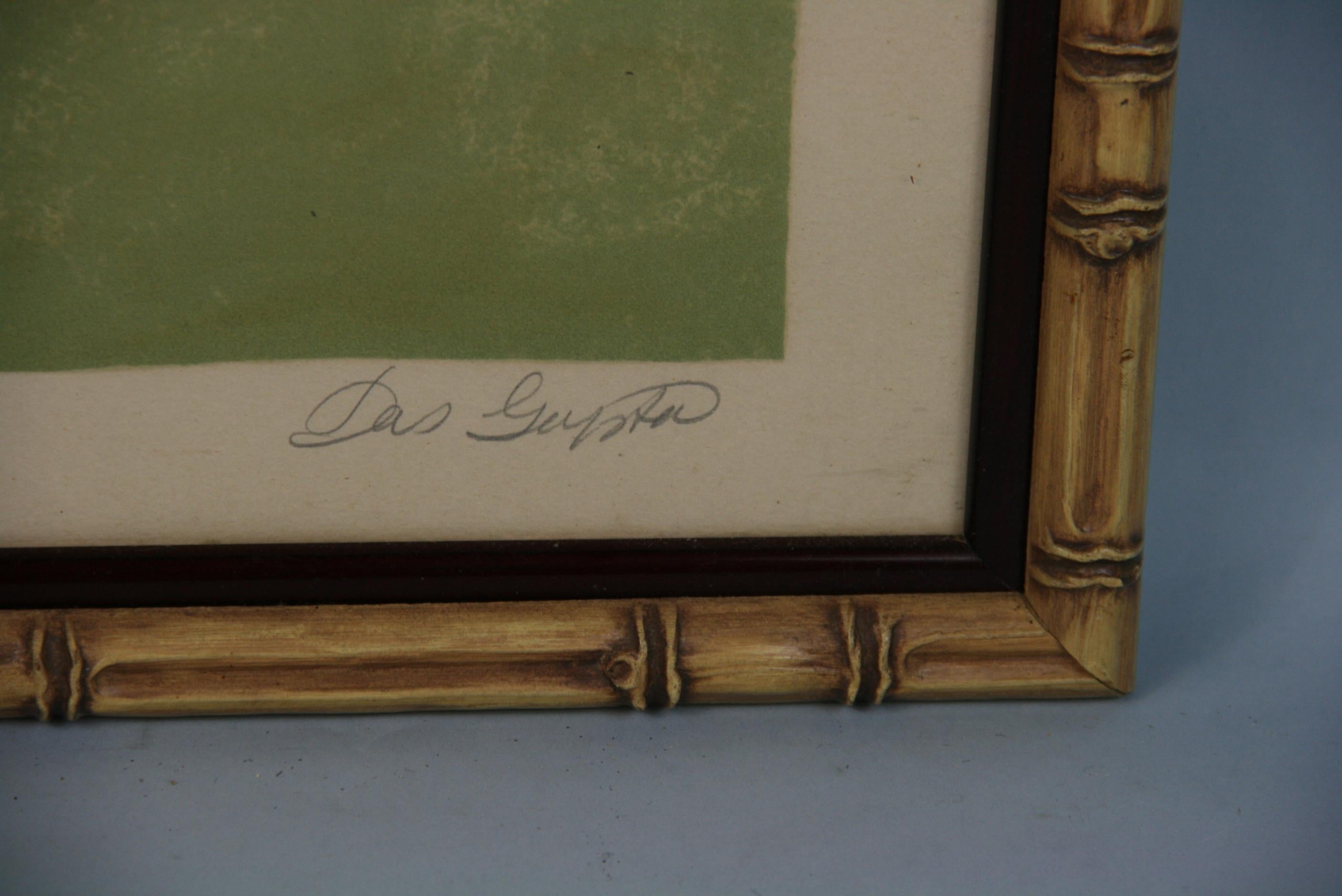 Japanese Serigraph "Homage to Oriental Art-Cat" by Das Gayston For Sale ...