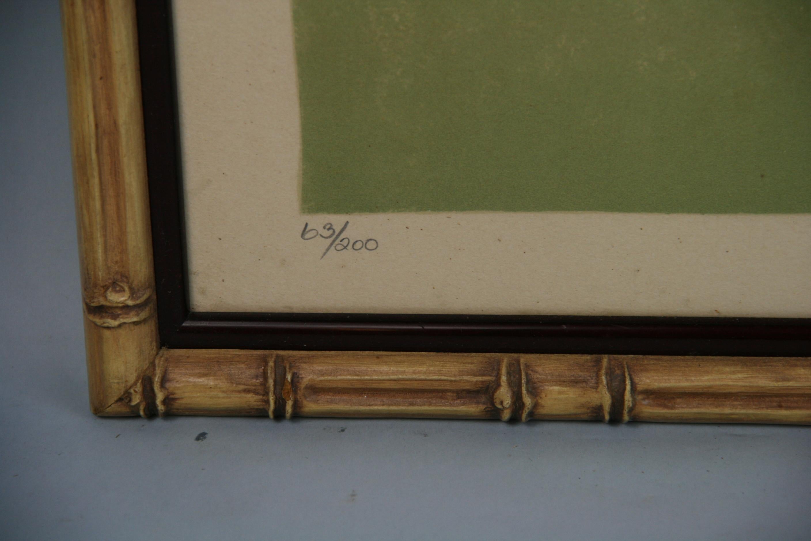 Japanese Serigraph "Homage to Oriental Art-Cat" by Das Gayston For Sale ...