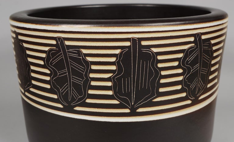 Japanese Sgraffito Architectural Pottery Planter Midcentury at 1stDibs ...