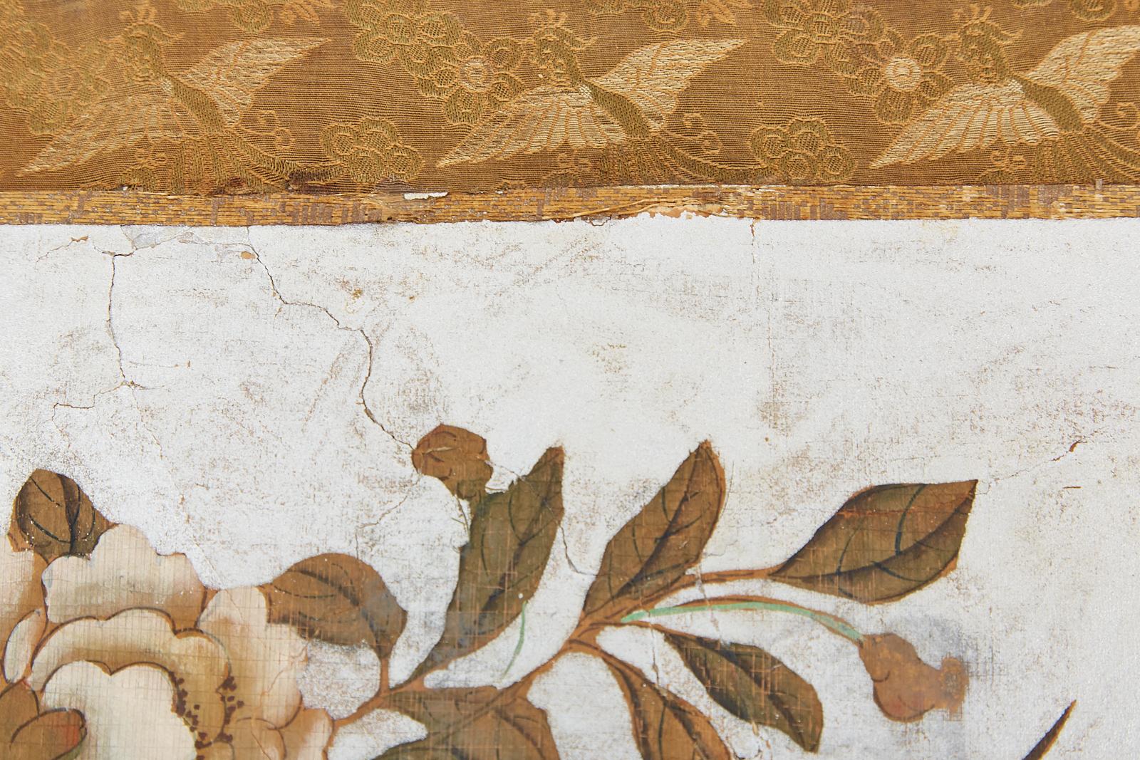 Japanese Showa Four Panel Kano School Style Landscape Screen at 1stDibs ...