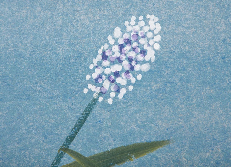 Japanese Showa Period Four Panel Screen Heron Landscape at 1stDibs