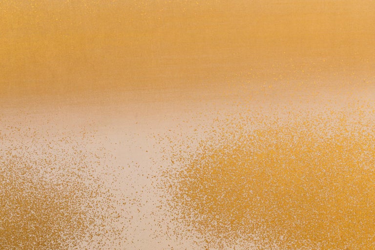 Japanese Six Panel Screen: Clouds of Golden Mist For Sale at 1stDibs