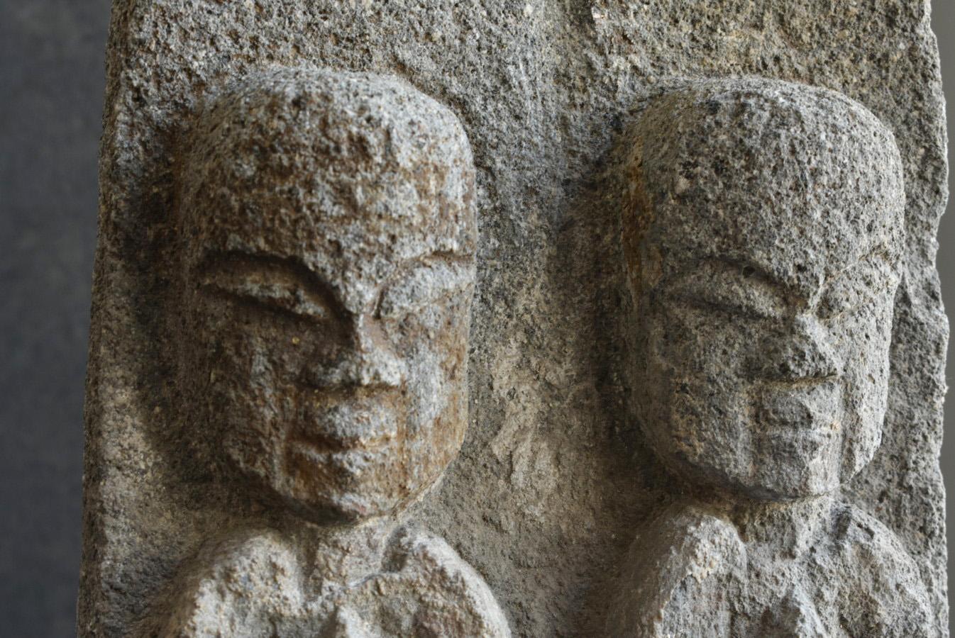 Japanese small antique stone Buddha/Jizo Bodhisattva/1600-1800/Edo ...