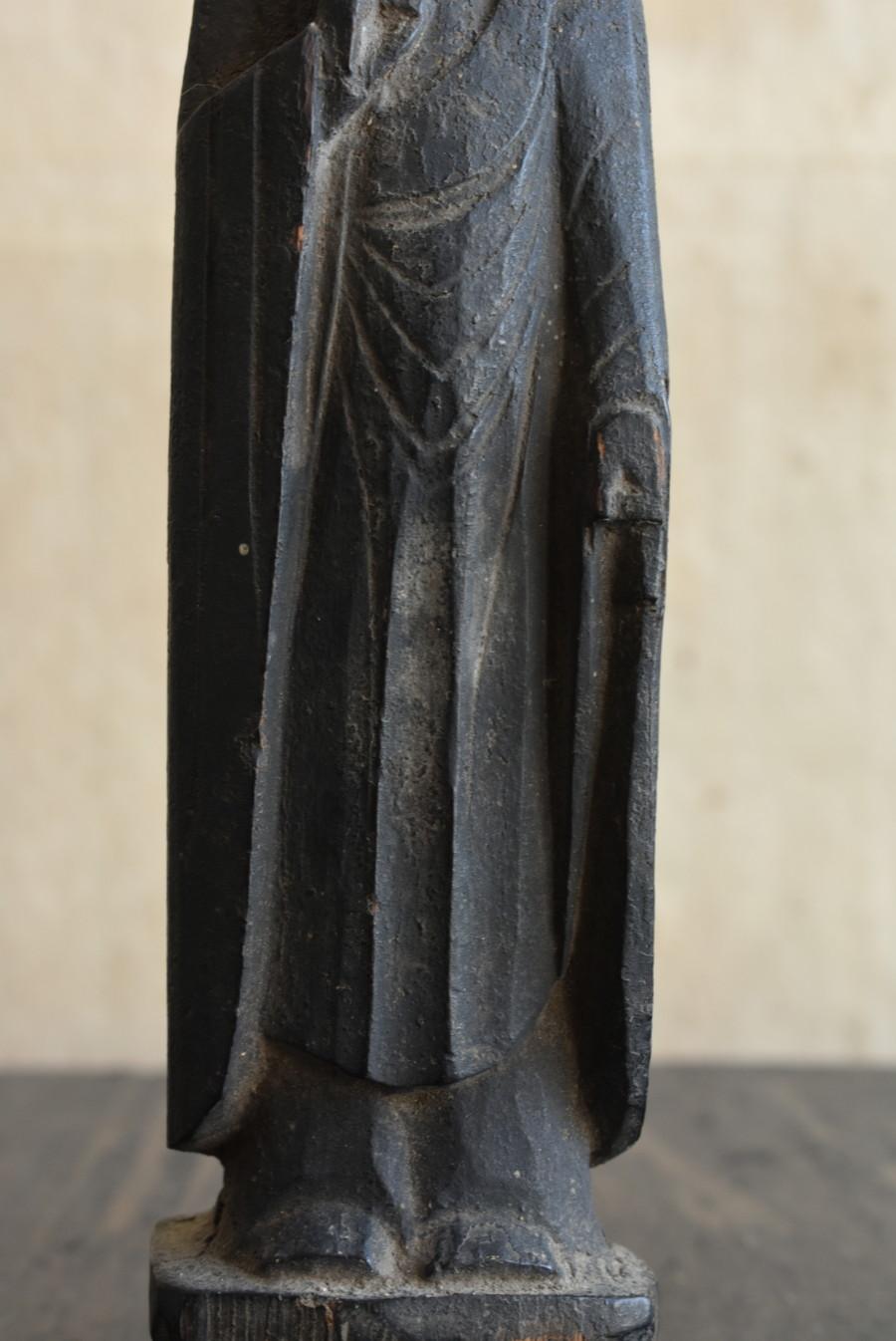 Japanese Small Antique Wooden Buddha / 1750-1868 / Late Edo Period/Wood ...
