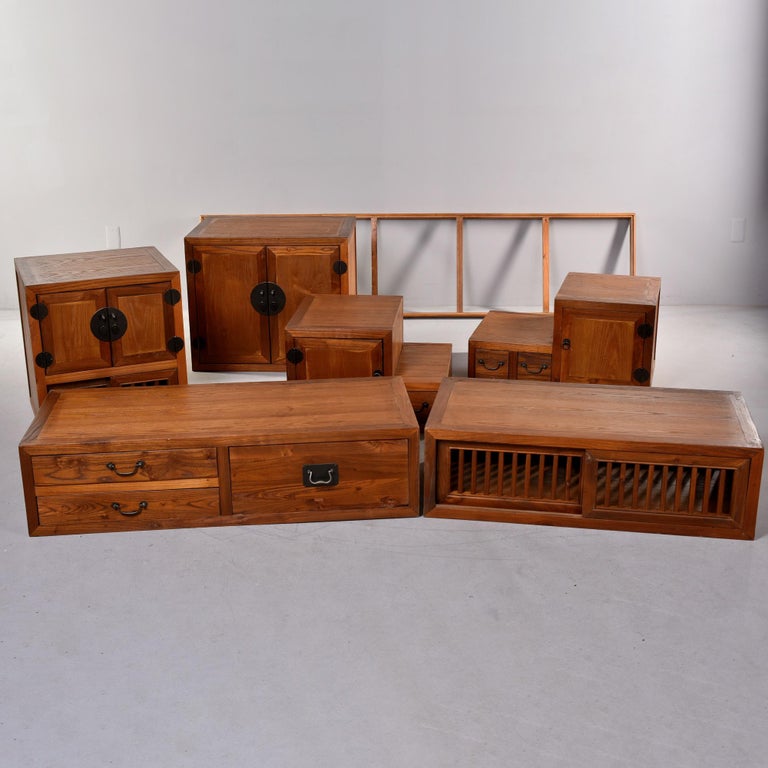 Japanese Step Tansu Two Sided Cabinet at 1stDibs | tansu step cabinet ...