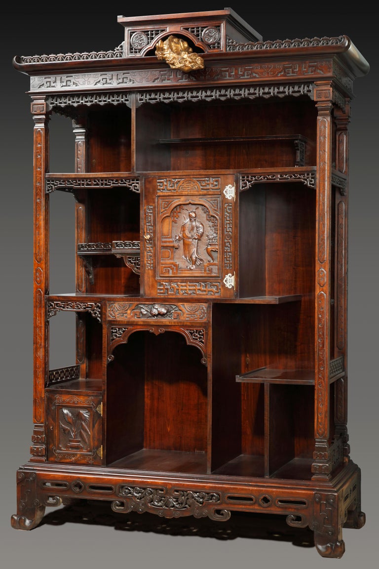 Japanese Style Cabinet Attributed to G. Viardot, France, Circa 1880 at ...