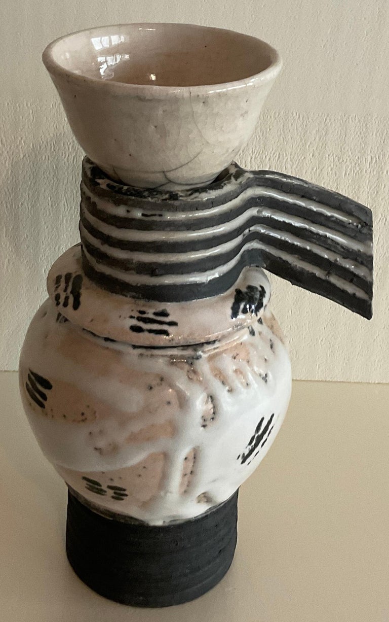Japanese Style Ceramic Tea Pot and Cup Contemporary Zen For Sale at 1stDibs
