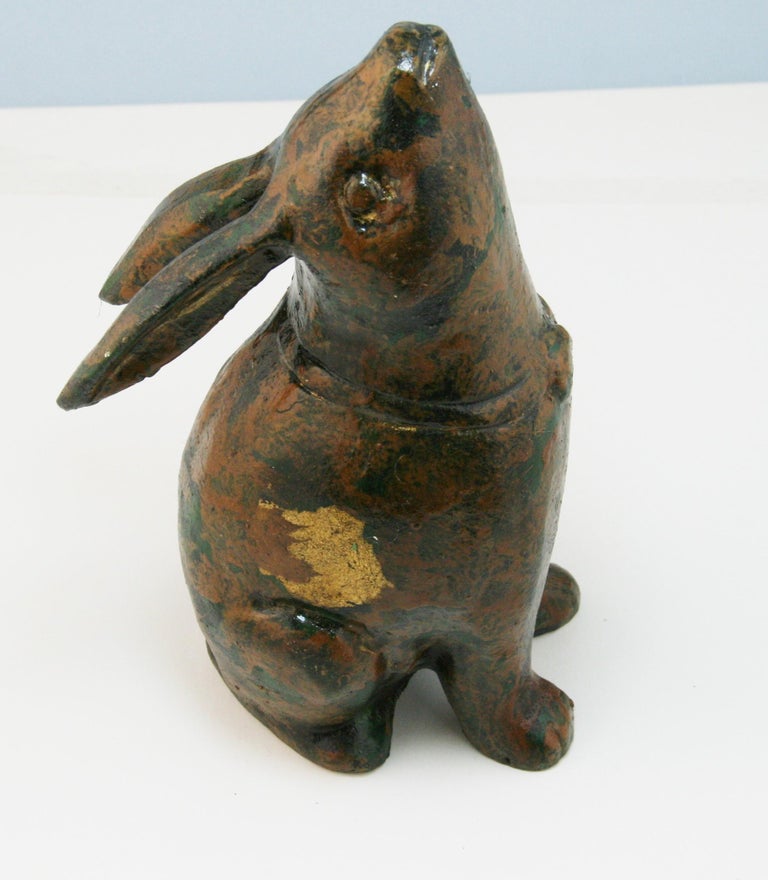 Japanese Tall Moon Gazing Garden Rabbit Hard to Find For Sale at 1stDibs