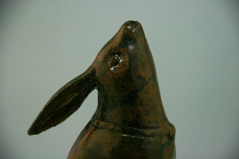 Japanese Tall Moon Gazing Garden Rabbit Hard to Find For Sale at 1stDibs