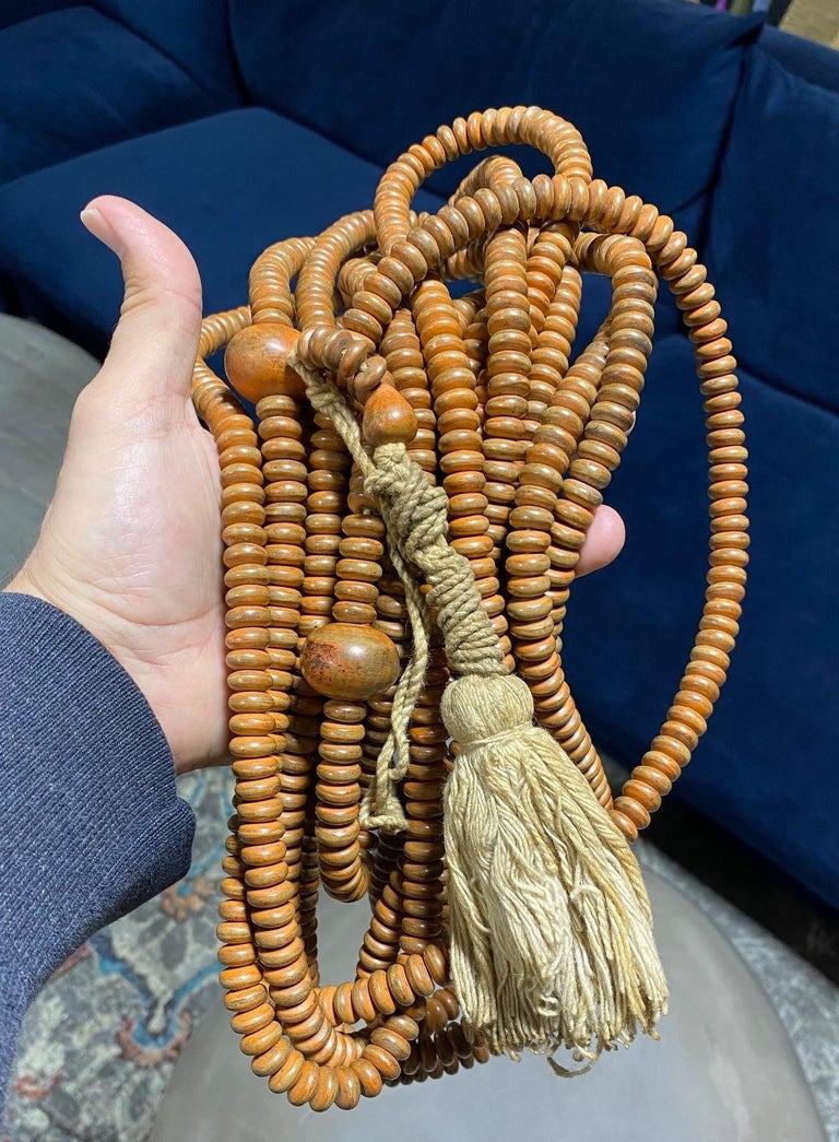 Japanese Temple Shrine Buddhist Monk Juzu Prayer Beads Mala Rosary ...