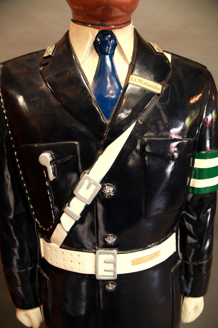 Japanese Traffic Policeman Life-Size Sculpture, Painted Fibreglass ...