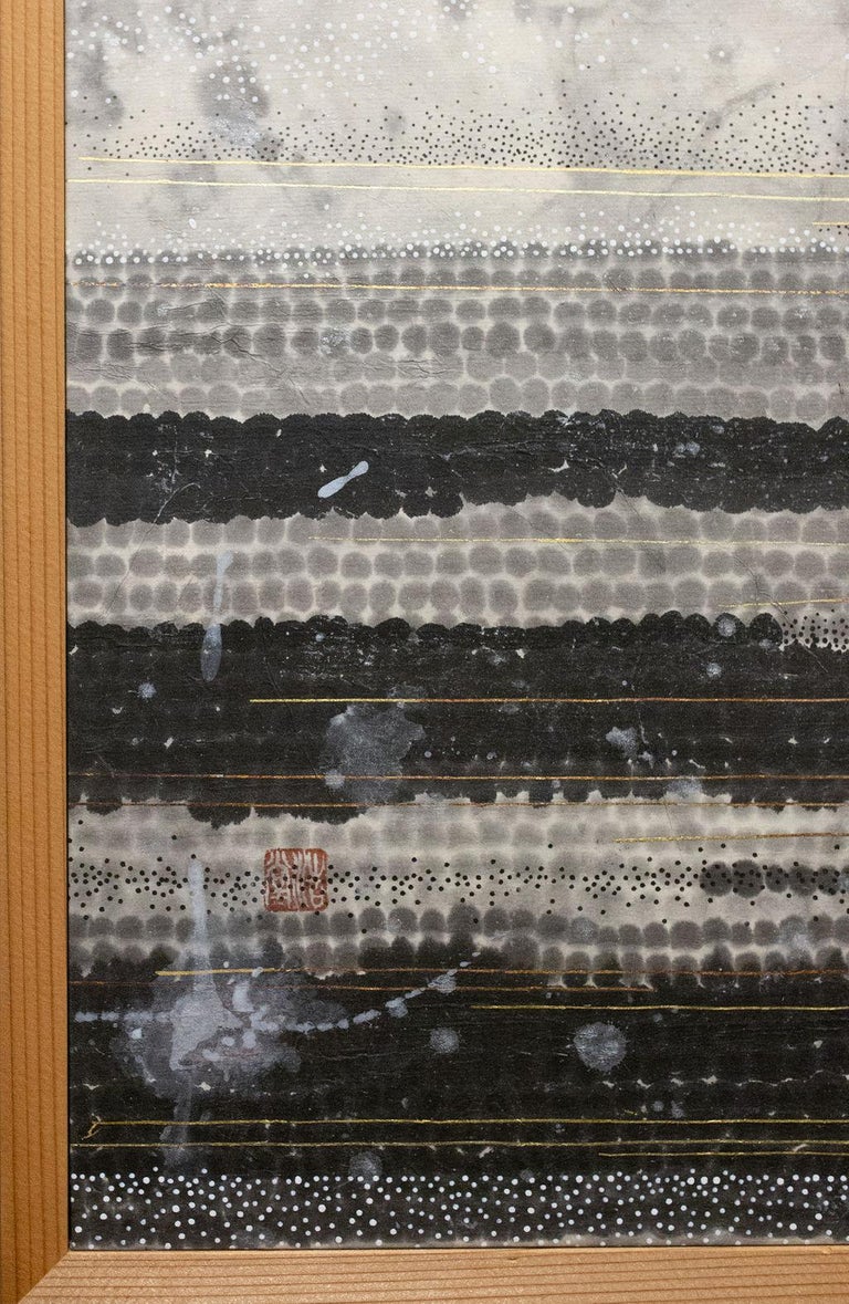 Japanese Two-Panel Screen Contemporary Furosaki Screen 'Tea Screen' at ...