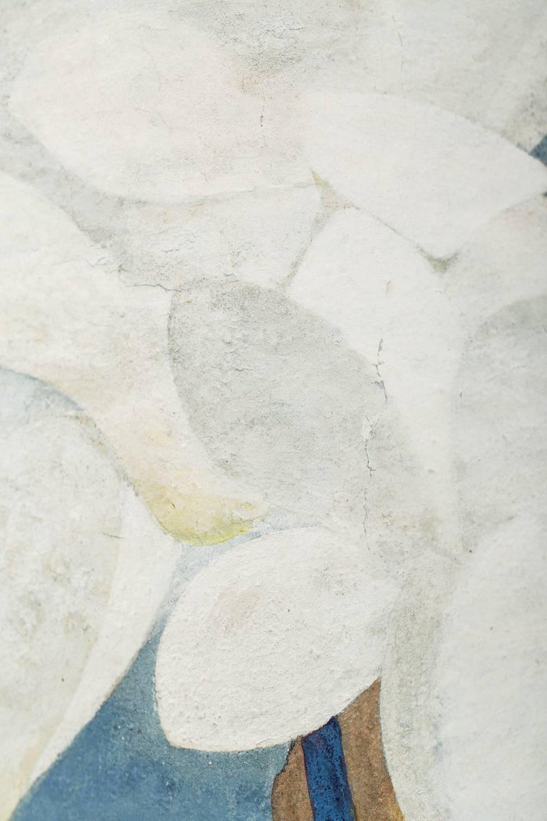 Japanese Two-Panel Screen, Magnolia in Bloom at 1stDibs