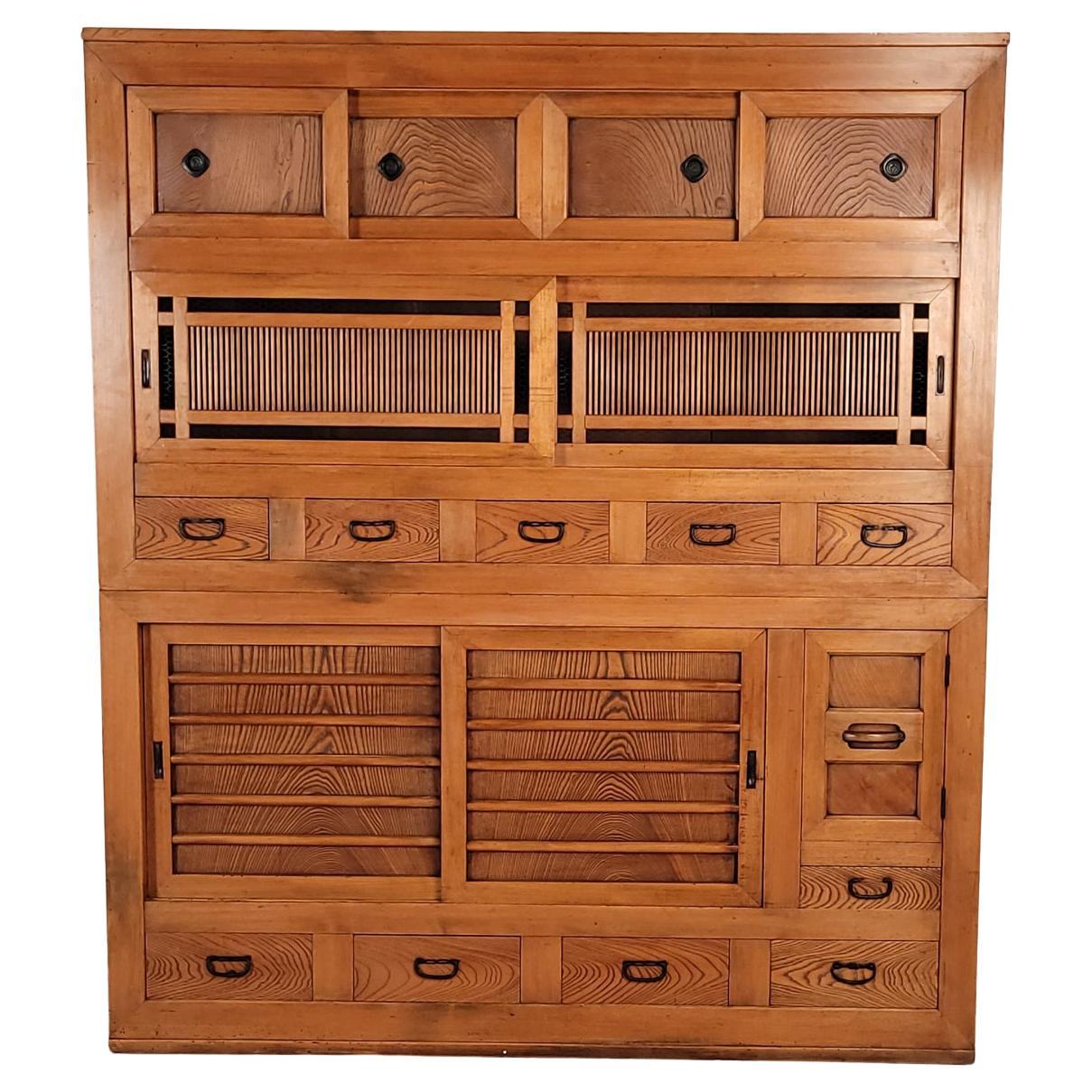 Antique Ceremonial Dress and Sword Tansu, Sendai, Japan For Sale at ...