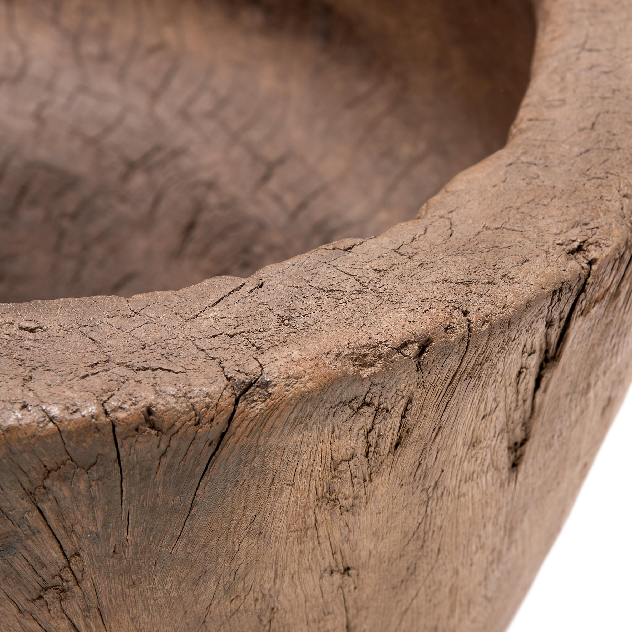 Japanese Usu Wood Mortar at 1stDibs | japanese usu for sale, mochi usu ...