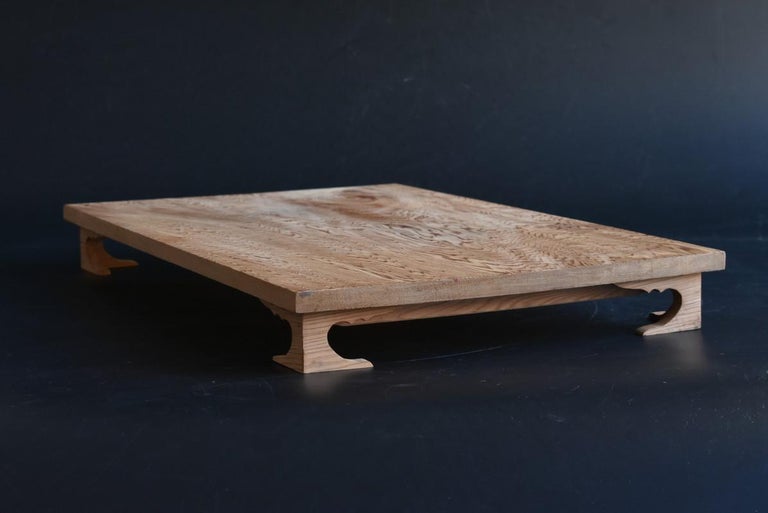 Japanese Very Beautiful Wood Grain Old Cedar Stand / Flower Stand ...
