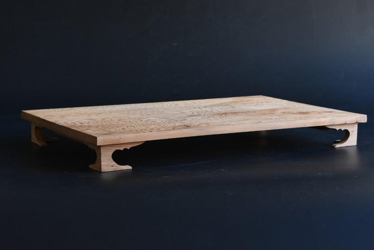 Japanese Very Beautiful Wood Grain Old Cedar Stand / Flower Stand ...