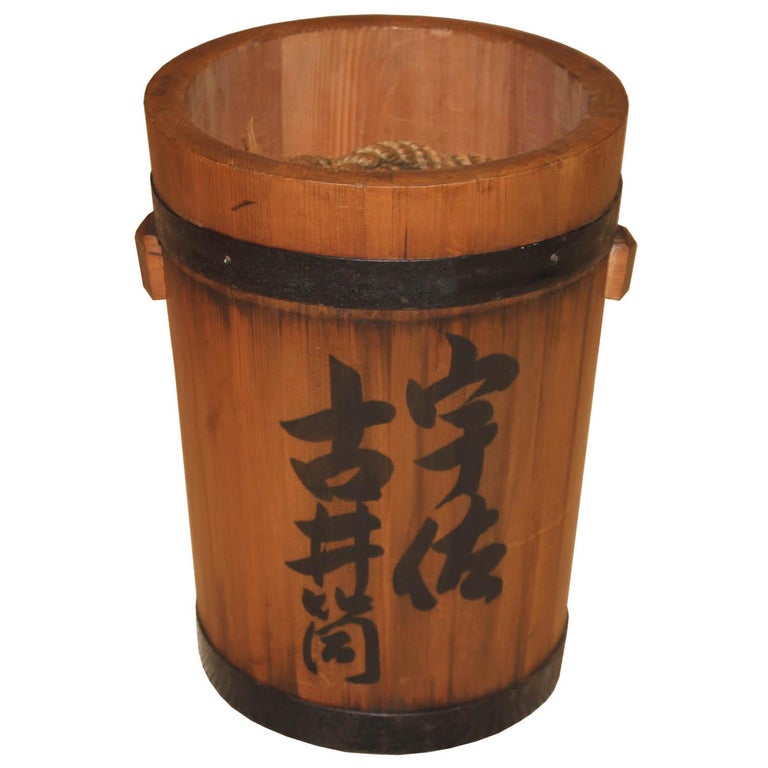 Japanese Water Bucket at 1stDibs
