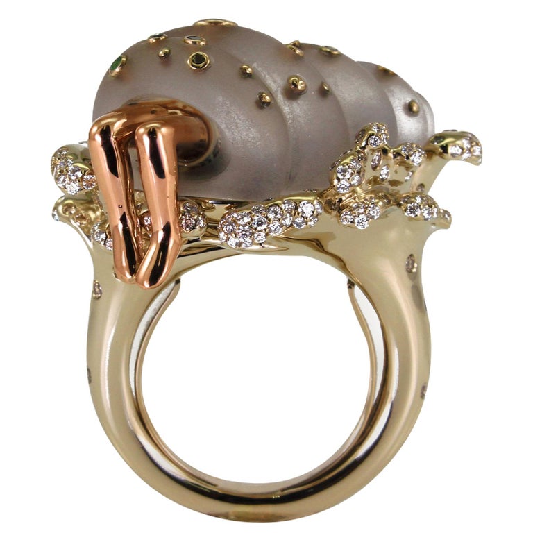 Japanese Waves Ring For Sale at 1stDibs