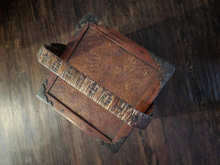 Japanese Wicker Obento, Antique For Sale at 1stDibs