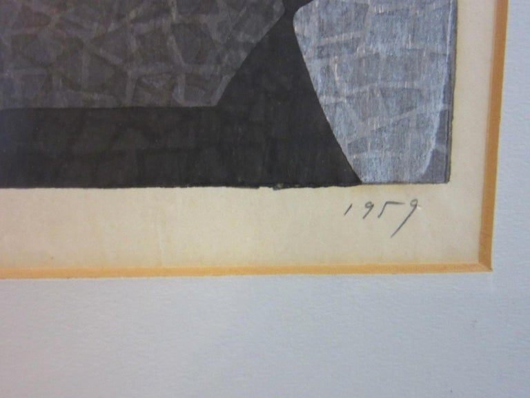 Japanese Wood Block Print by Mabuchi Toru at 1stDibs
