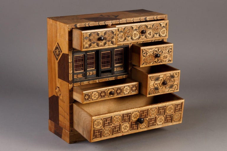 Japanese Yosegi Jewelry Box at 1stDibs