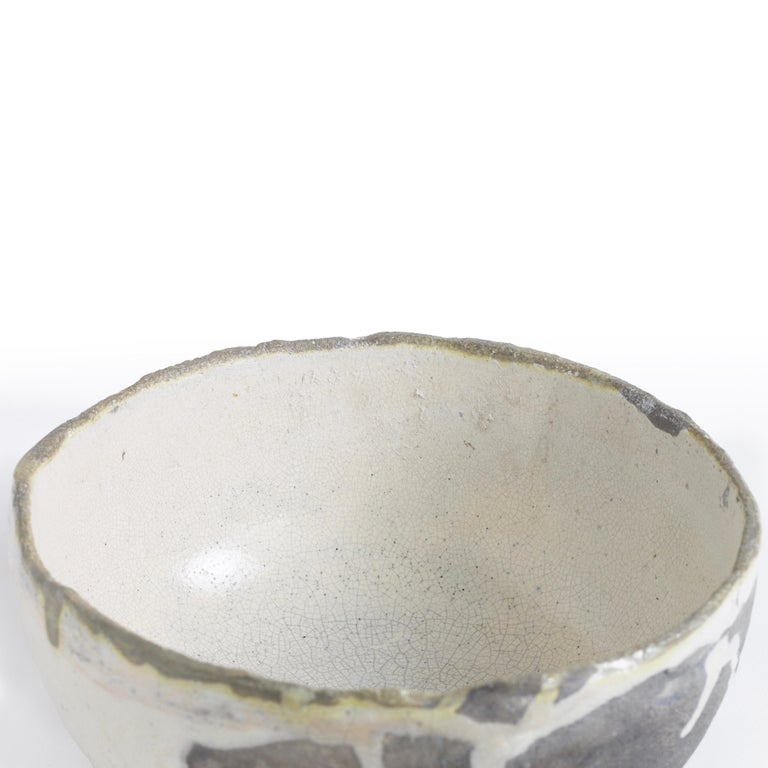 Japanese Yugen Scented Large Candle Raku White and Black Ceramic For ...