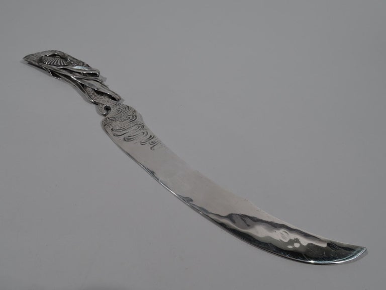 Japonesque Seashell Samurai Sword Paper Knife by Shiebler for Tiffany ...