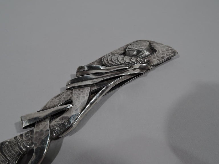 Japonesque Seashell Samurai Sword Paper Knife by Shiebler for Tiffany ...