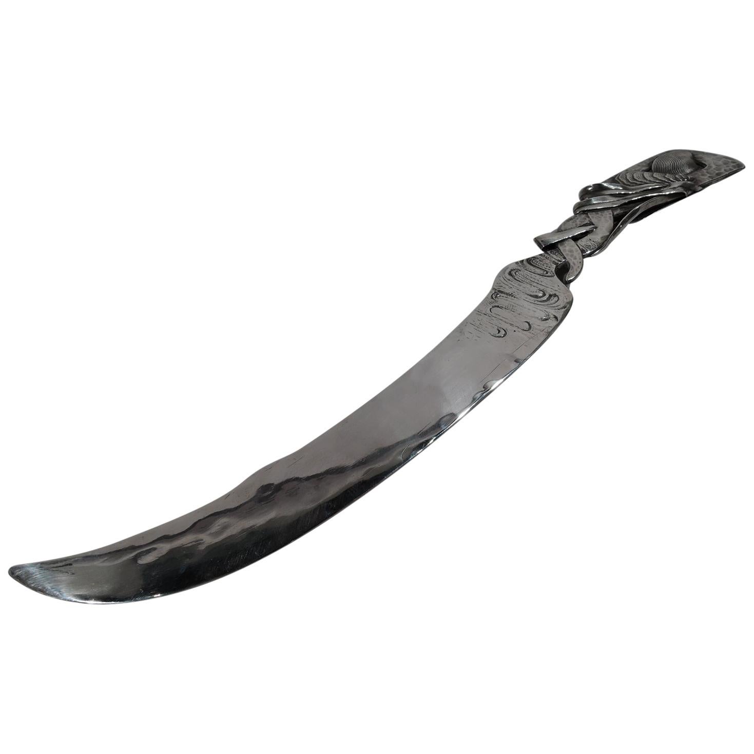 Japonesque Seashell Samurai Sword Paper Knife by Shiebler for Tiffany ...