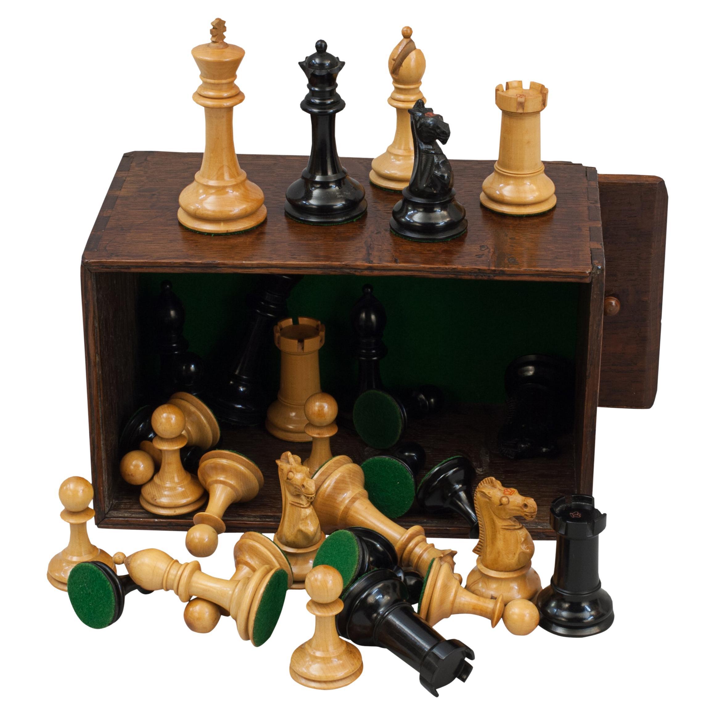 Antique Chess Set - 44 For Sale on 1stDibs | antique chess set for sale ...