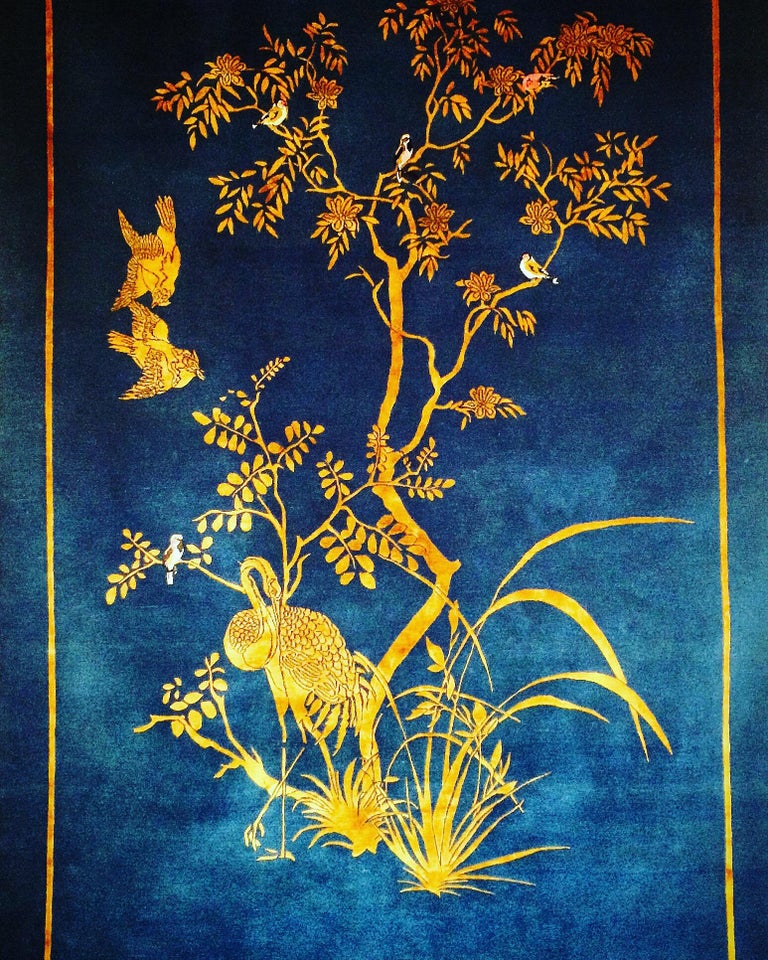 Jardin de Chinois Hand Knotted Wool and Silk Rug by Wendy Morrison For ...