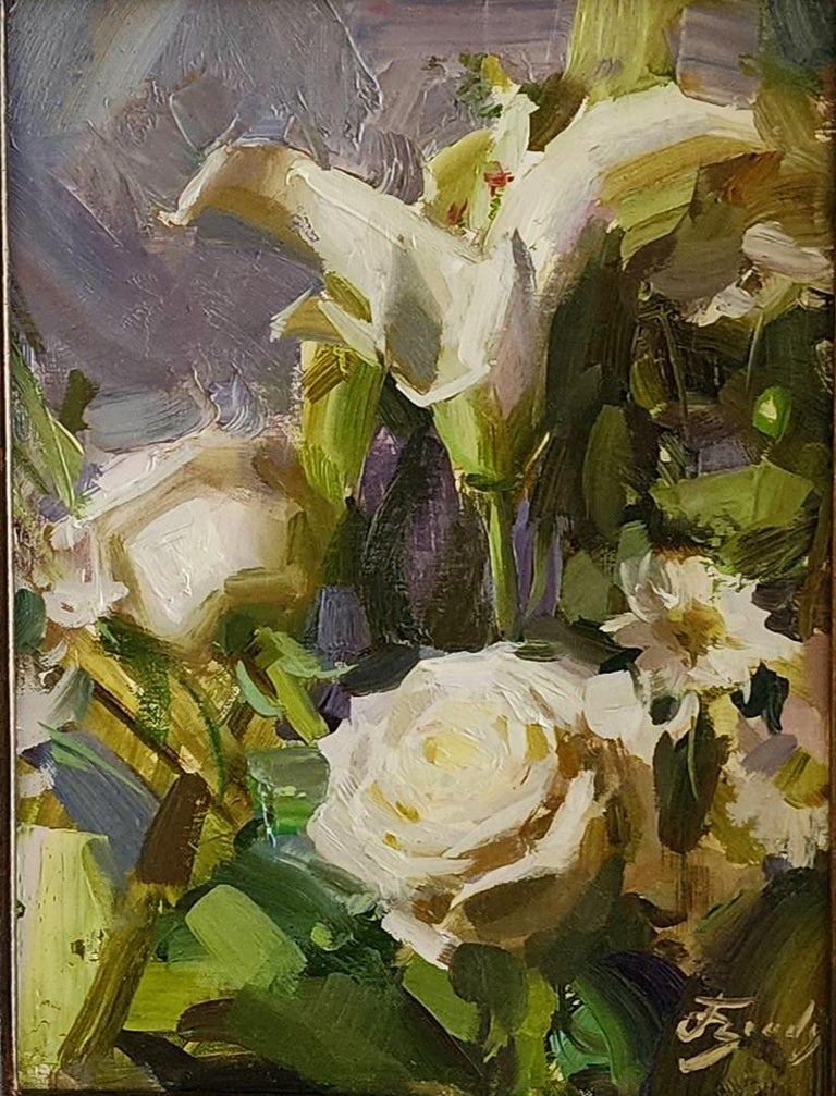Jared Brady - Summer Bouquet, Still-Life, Floral Painting, Oil ...