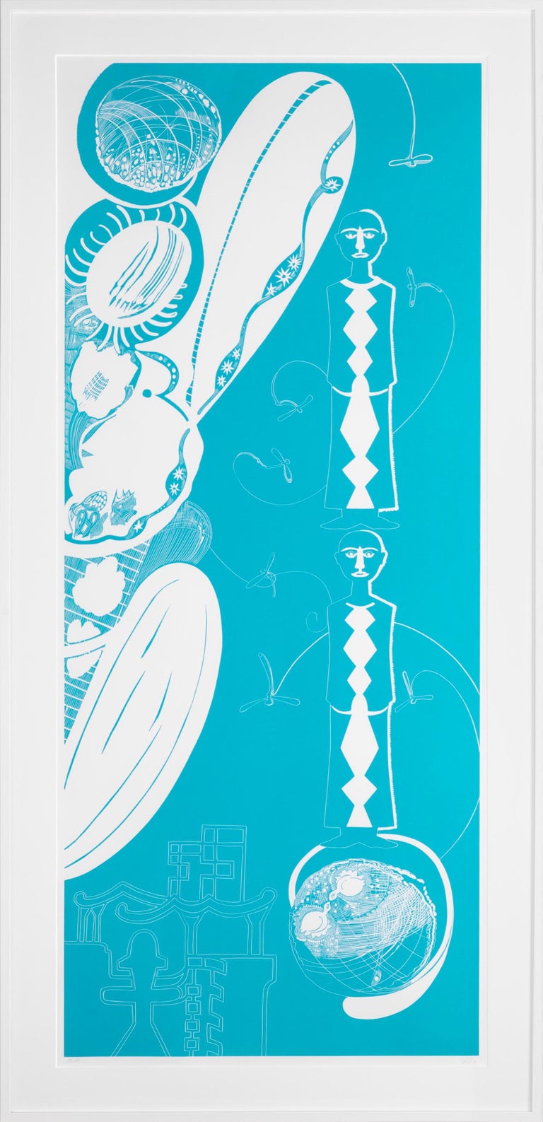 Jared Fitzgerald - Found Paradise (Aqua) For Sale at 1stDibs