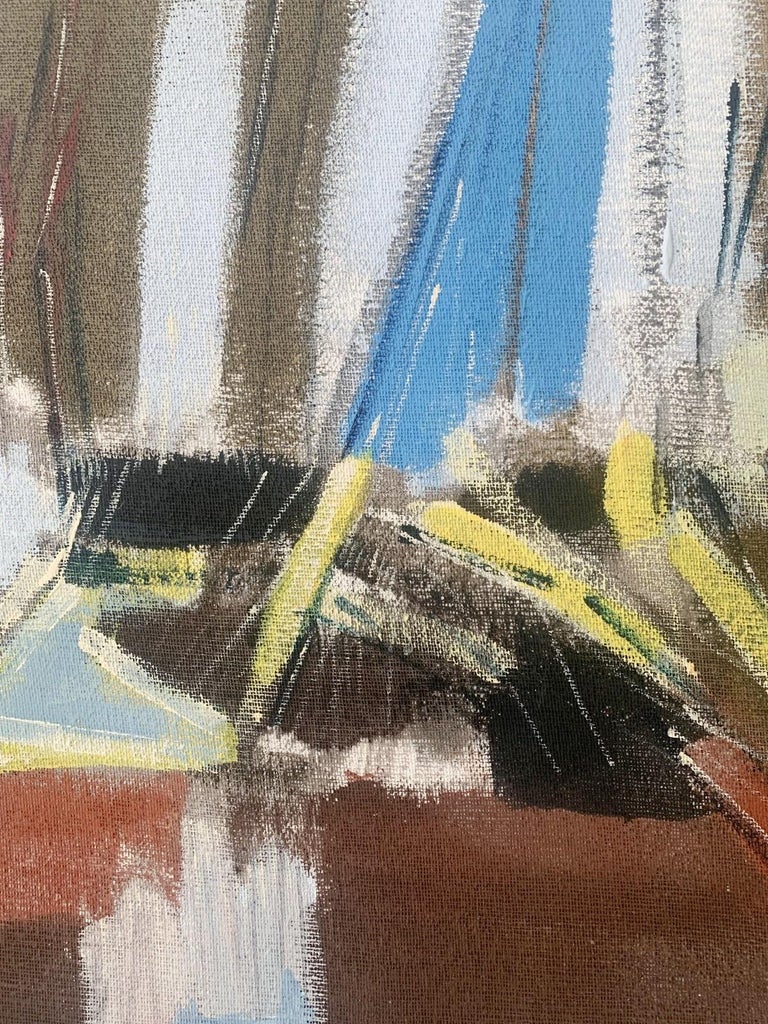 Jaroslaw Romaniuk - The River 4 - Contemporary Abstract Landscape Oil ...