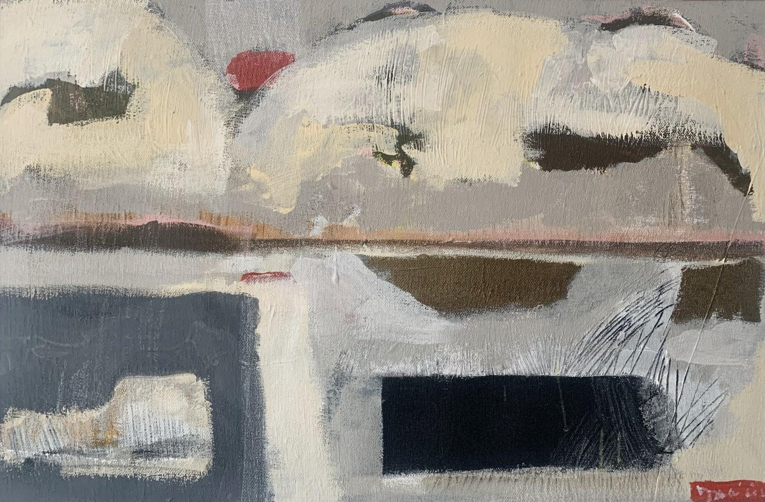 Jaroslaw Romaniuk - The River 4 - Contemporary Abstract Landscape Oil ...