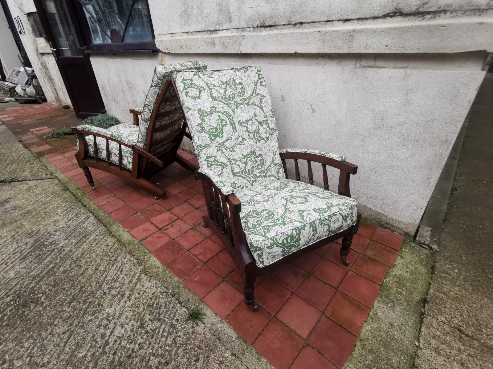 Jas Shoolbred Morris and Co Style a Pair of Aesthetic Movement ...