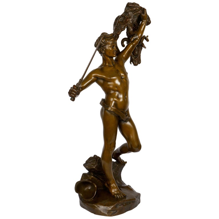 “Jason and the Golden Fleece” '1875' French Bronze Sculpture by Lanson ...