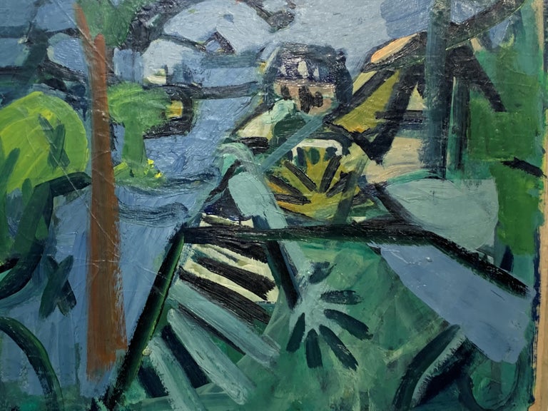 Jason Berger - Abstract composition in Blue artist Jason Berger at 1stDibs