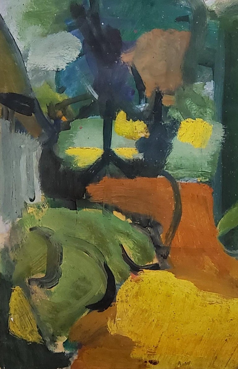 Jason Berger - Abstract Landscape Painting Signed By Jason Berger at ...