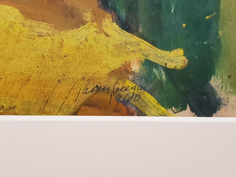 Jason Berger - Abstract Landscape Painting Signed By Jason Berger at ...