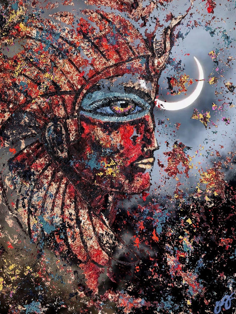 Jason Lincoln Jeffers - goddess 4., Digital on Metal For Sale at 1stDibs