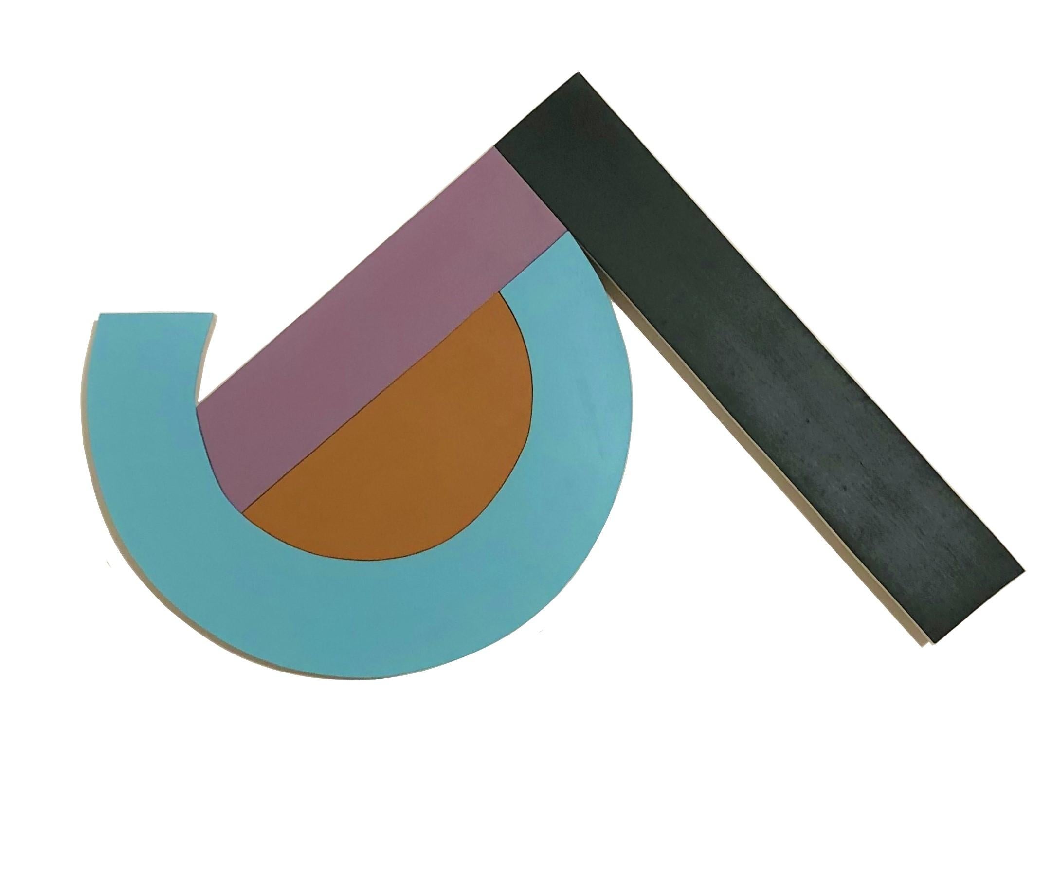 Jason Matherly - "19-4" Mixed Media Wall Sculpture painting- teal ...