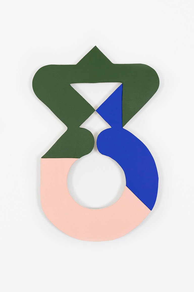 Jason Matherly - "22-2" Mixed Media Wall Sculpture painting- green ...